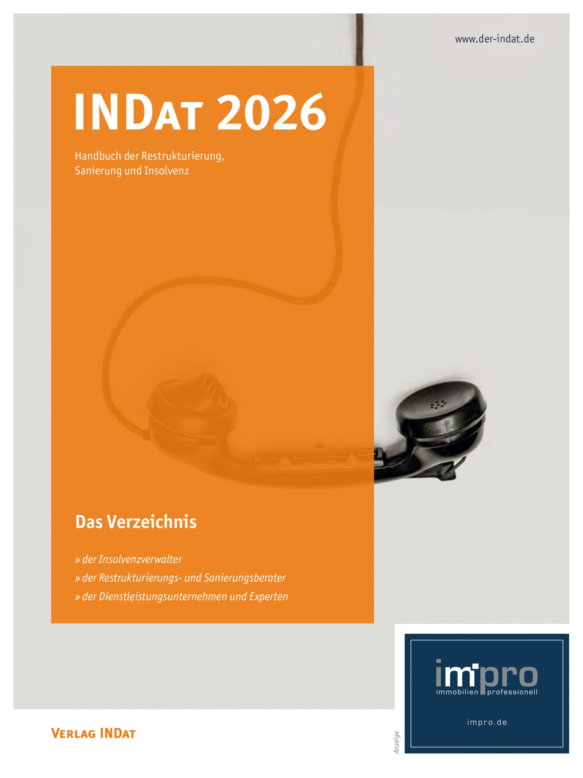 Der INDat - Onlineverzeichnis und analog als Handbuch